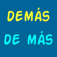 "Demás" ou "De más". Junto ou separado em espanhol?